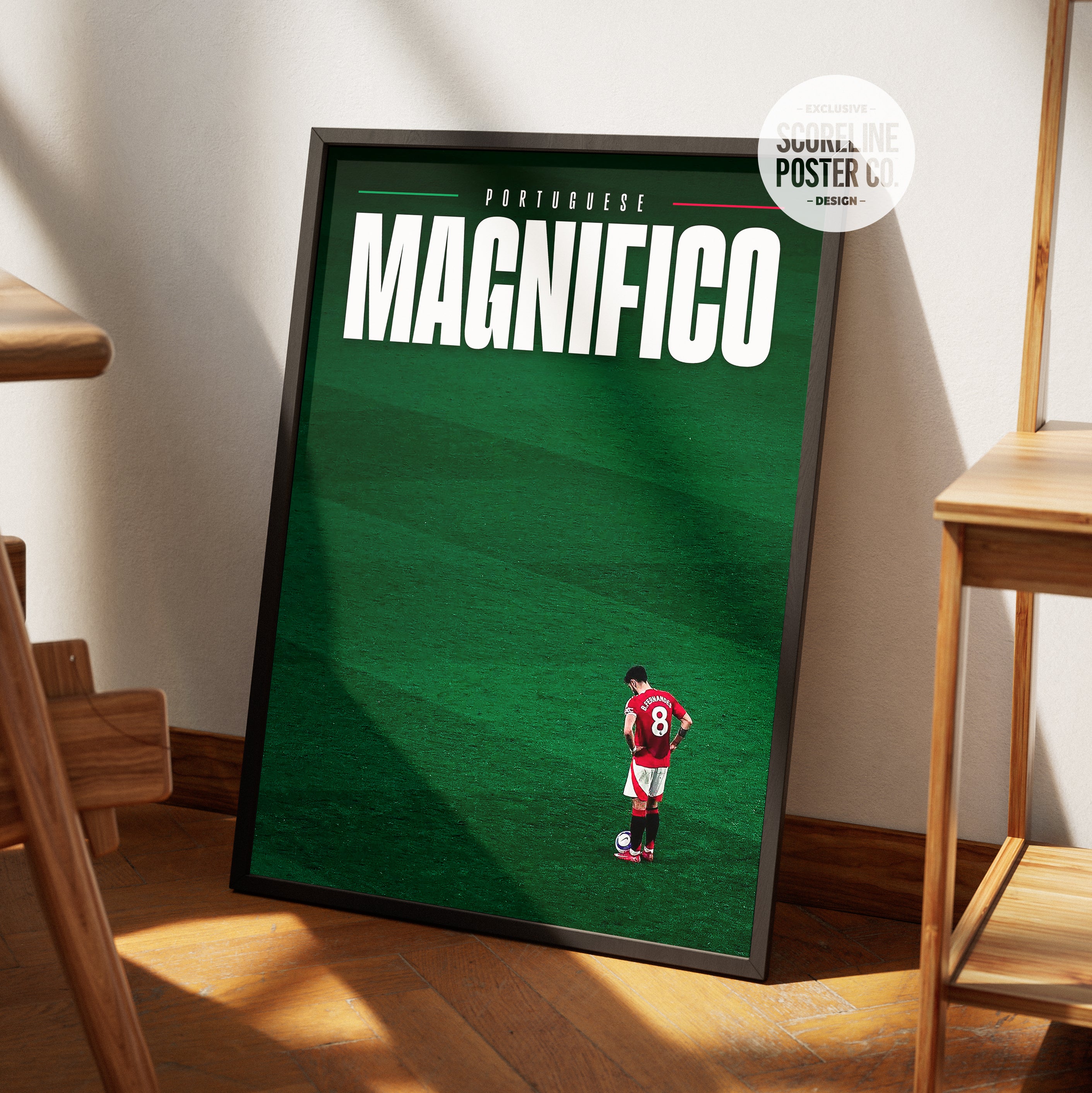 Bruno Fernandes 'Portuguese Magnifico' Poster – ScorelinePosterCo