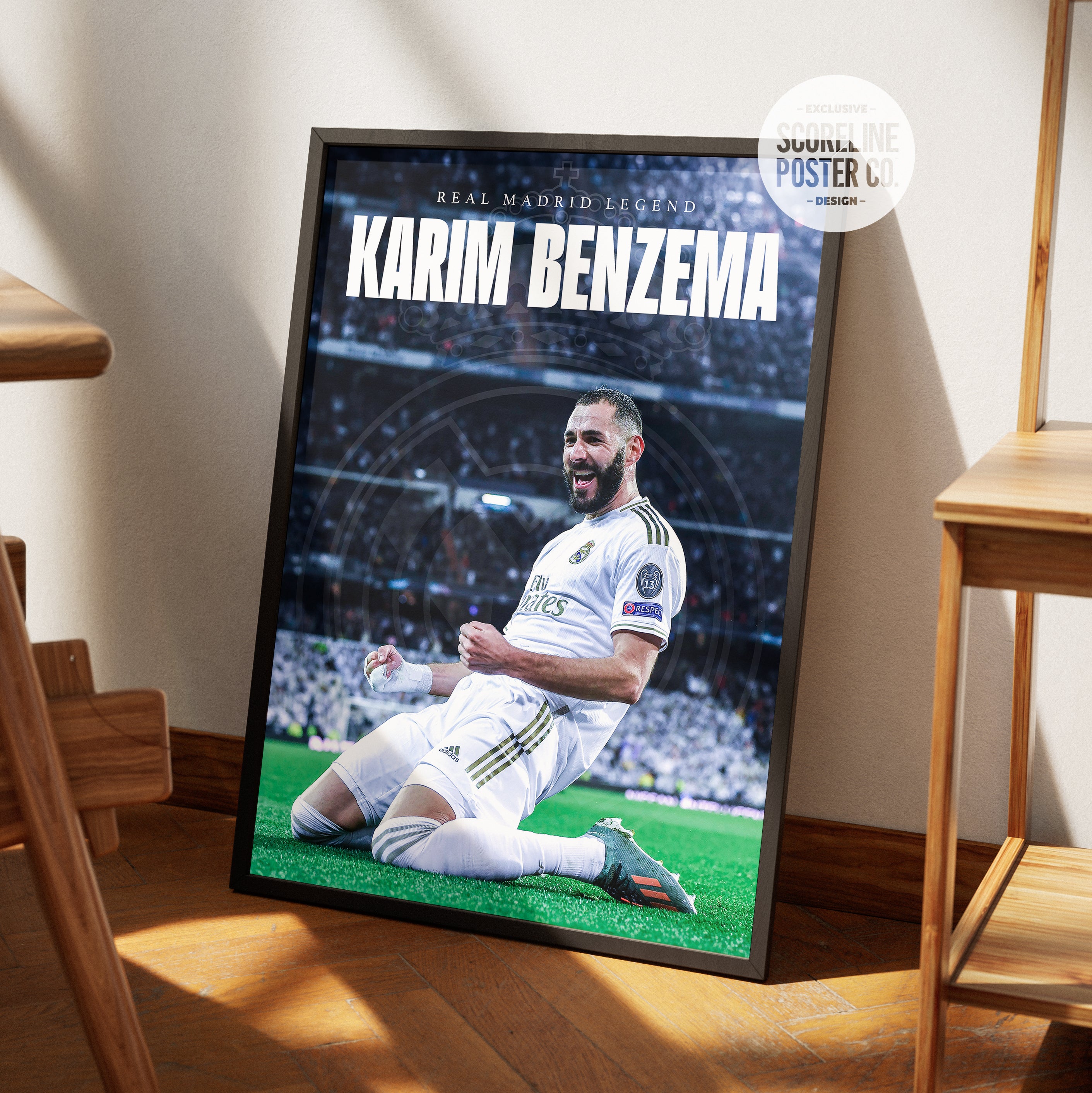 Karim Benzema 'Legend' Poster – ScorelinePosterCo