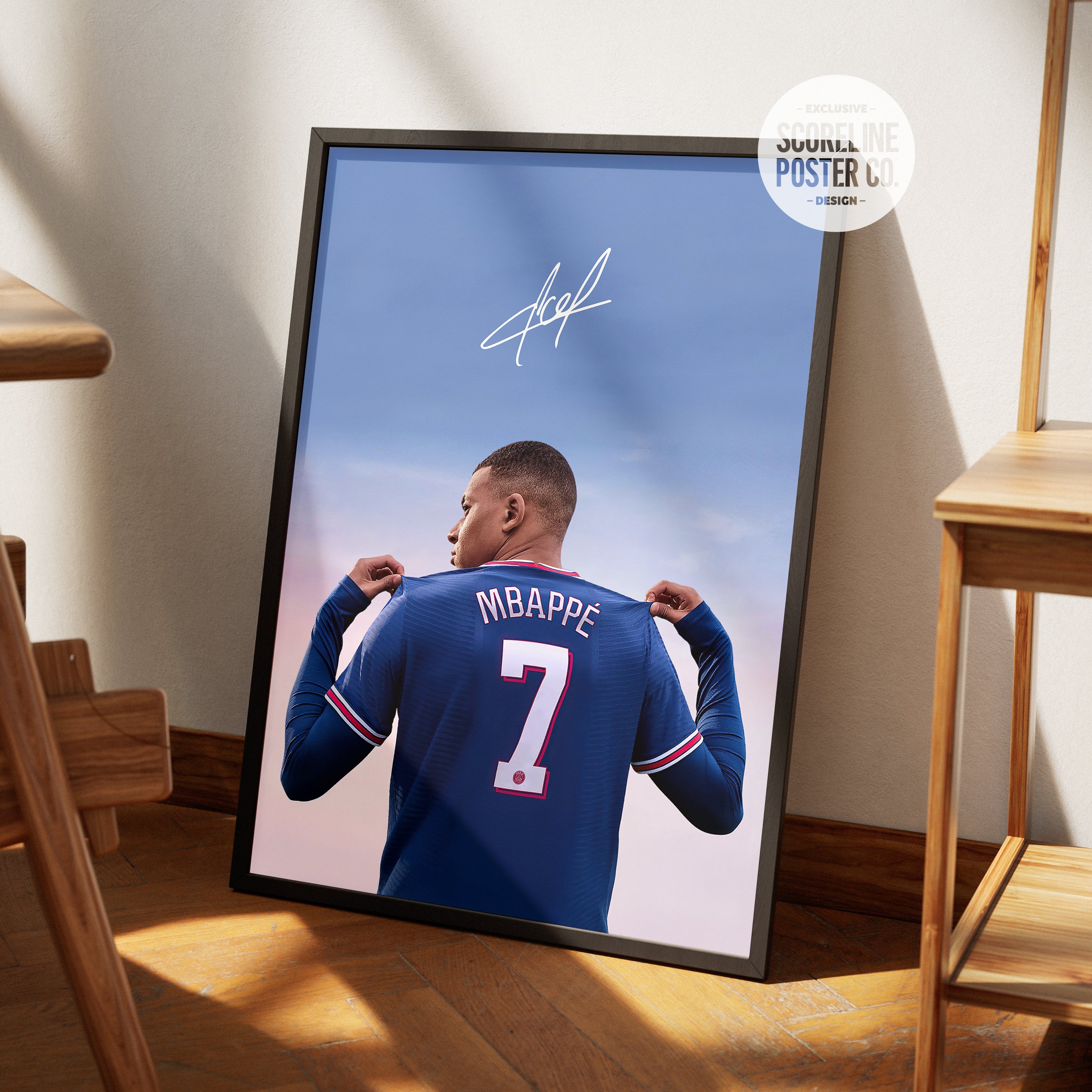 Mbappe 'Signature' Poster – ScorelinePosterCo
