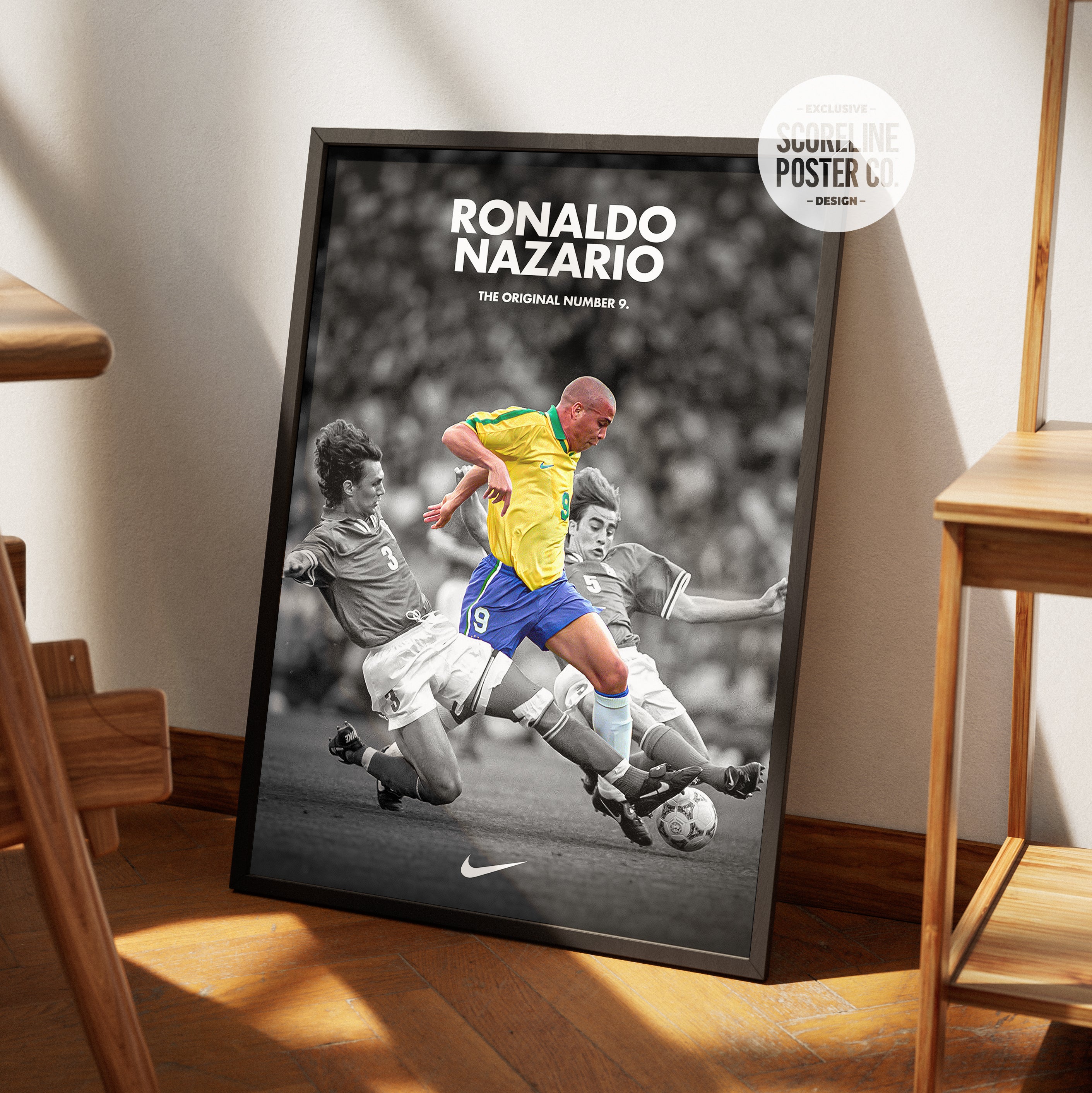 Ronaldo 'R9' Poster – ScorelinePosterCo