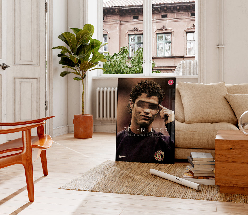 Cristiano Ronaldo 'Relentless' Poster – ScorelinePosterCo