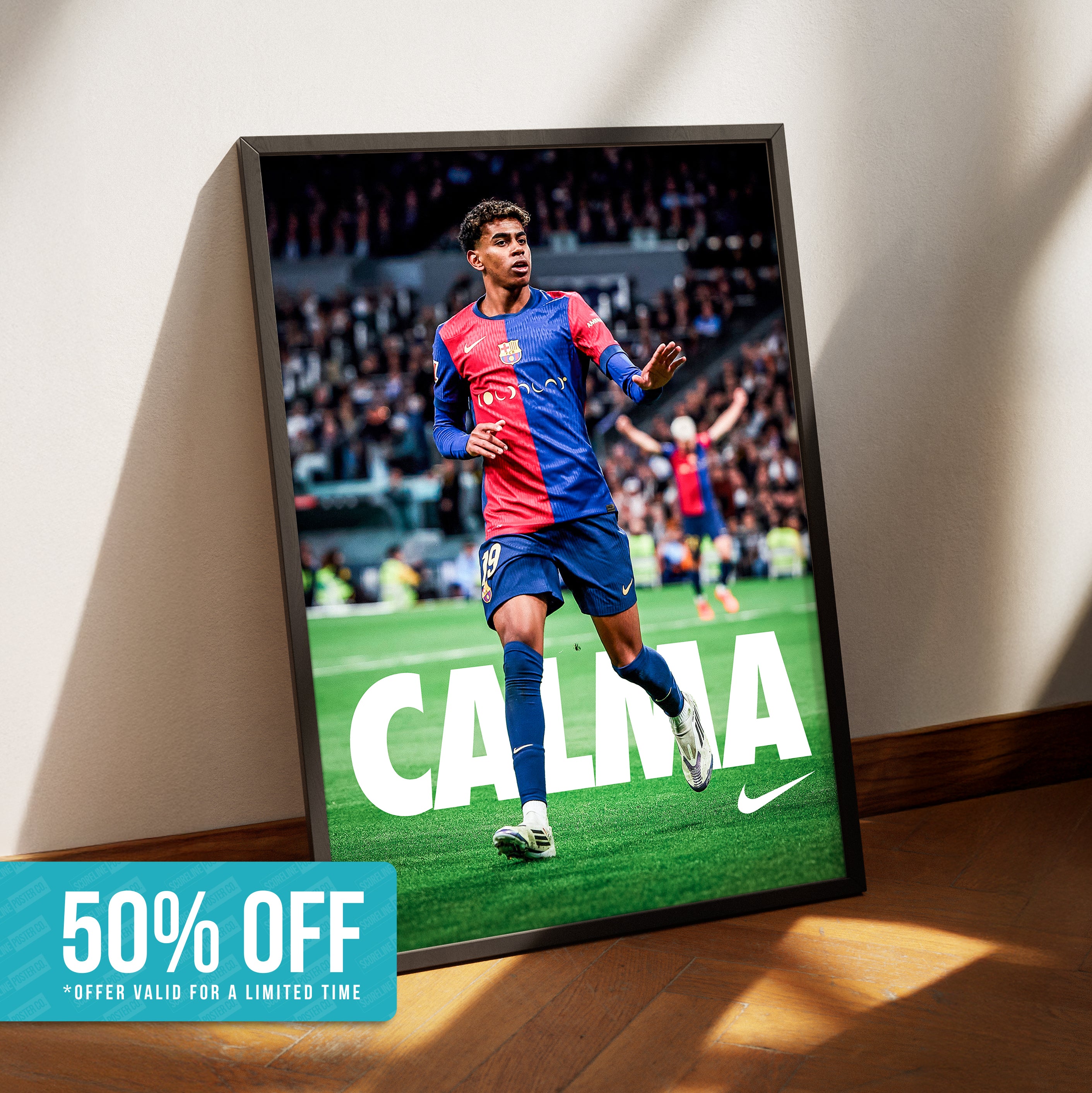 Lamine Yamal 'Calma' Poster – ScorelinePosterCo